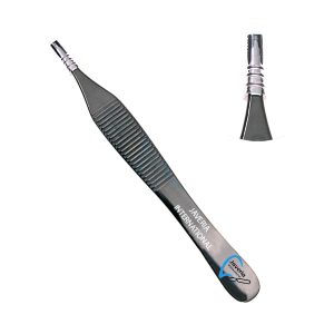 Brown Adson Forceps Gun Metal Coated 7x7 Teeth - Javeria International