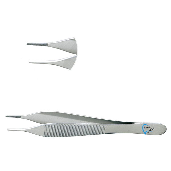 Hudson Dressing Forceps Serrated - Javeria International