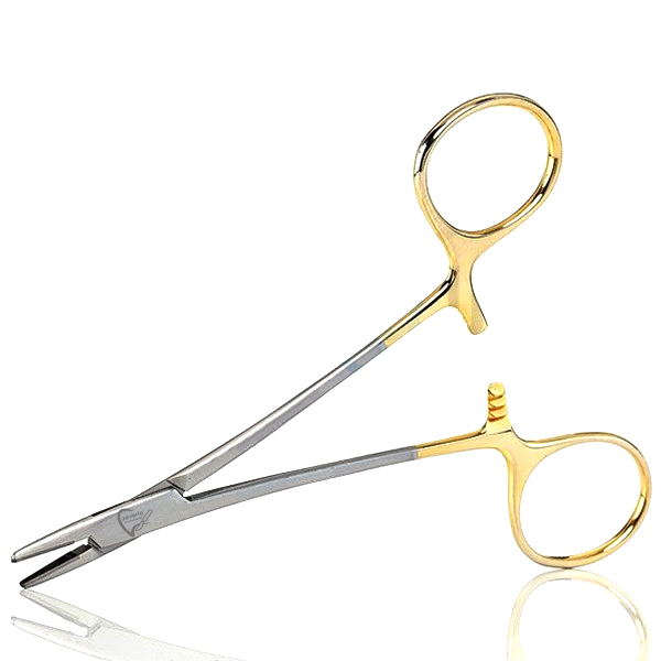 Webster Needle Holder 4 3/4" Smooth Jaws - Tungsten Carbide - Javeria ...