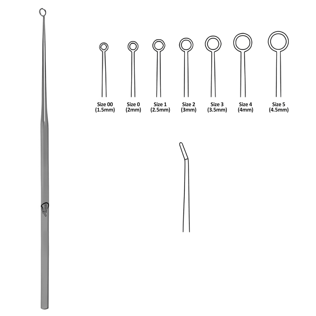 Buck Ear Curette Angled Blunt - Javeria International