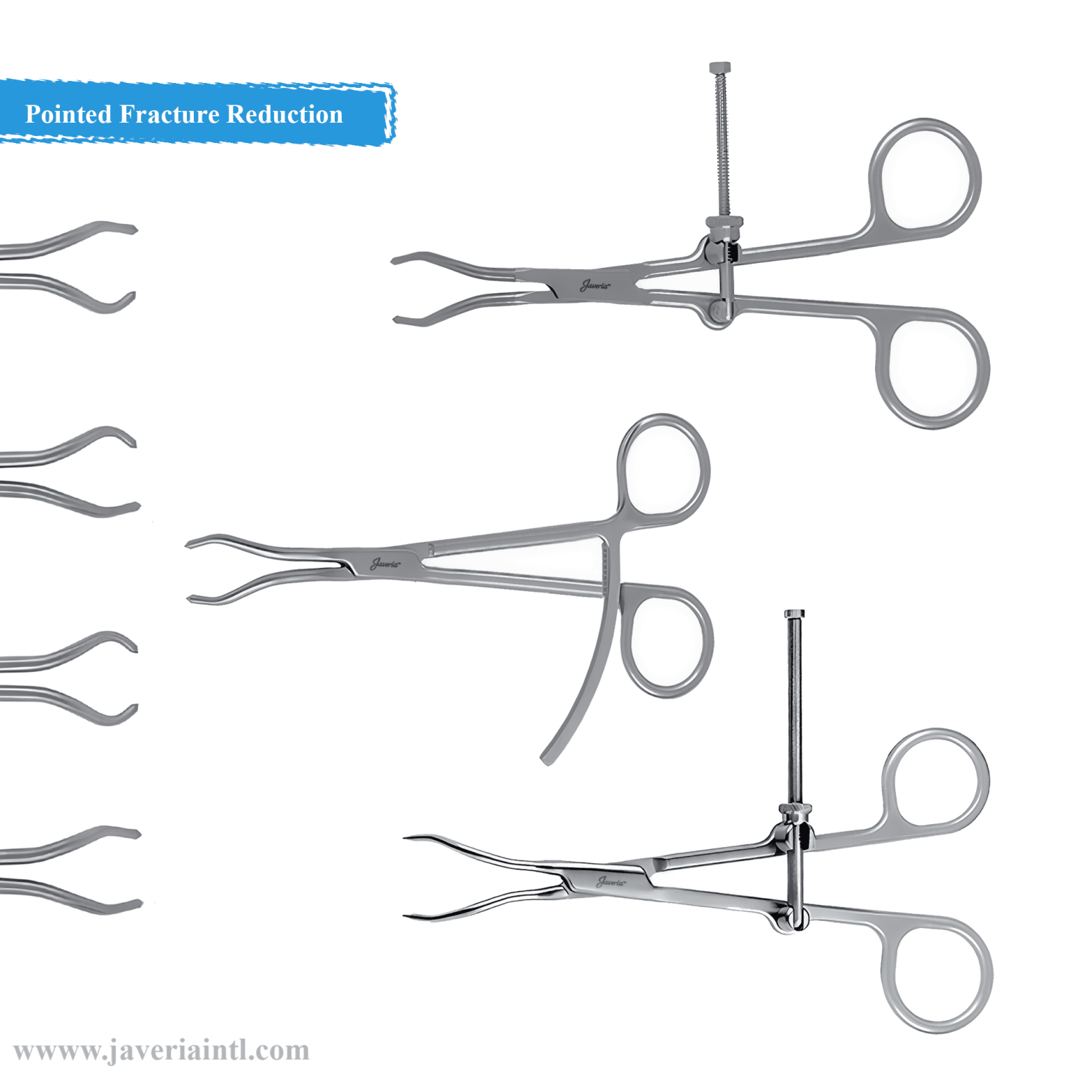 Pointed Fracture Reduction Clamps – Precision Bone Holding1