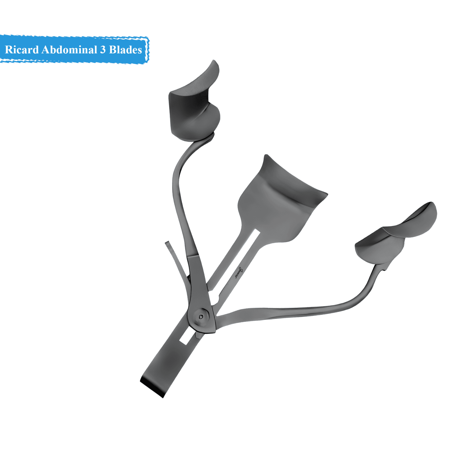 Ricard Abdominal Retractor Spreader With 3 Blades - Javeria International