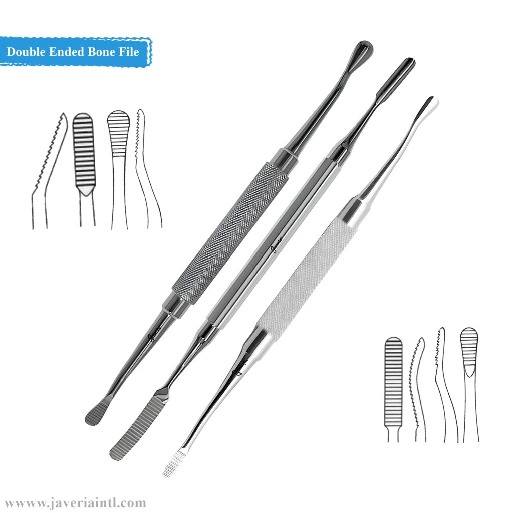 Double Ended Bone File 7"- Orthopedic Surgical Reliable Tool