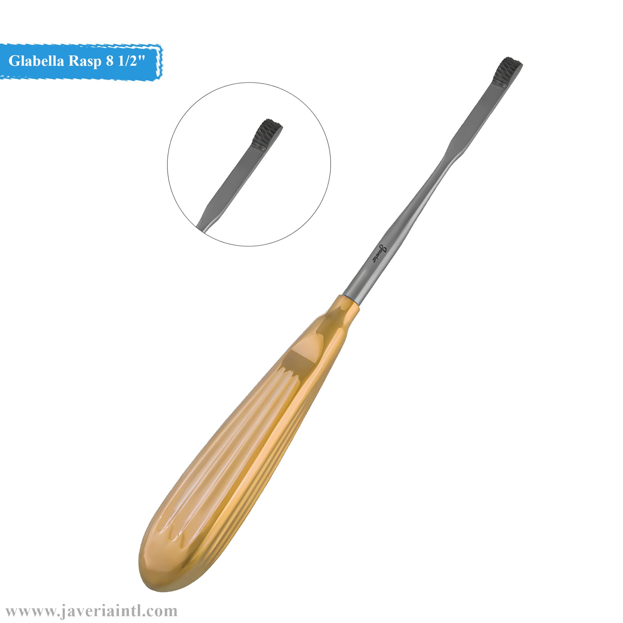 Glabella Rasp 8 1/2" TC Straight Downward Cutting - Reliable