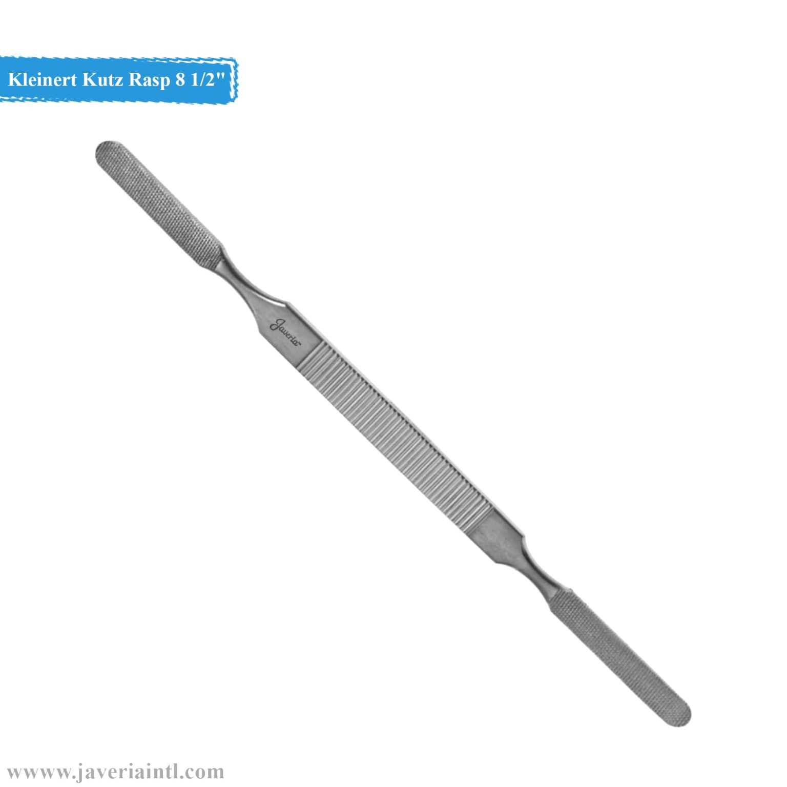 Kleinert Kutz Rasp 8 1/2" Double Ended - Ortho Reliable Tool