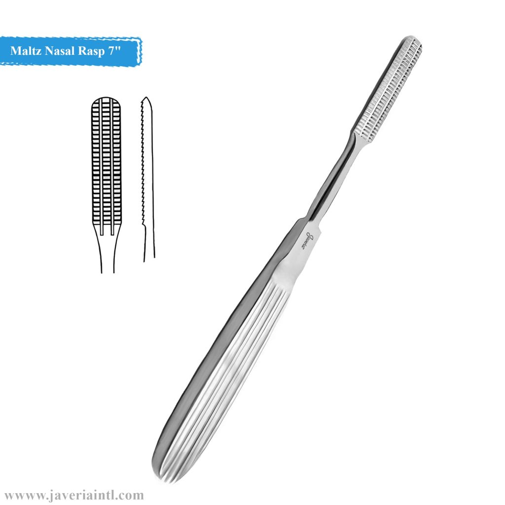 Maltz Nasal Rasp 7" Backward Cutting Precision Reliable Tool