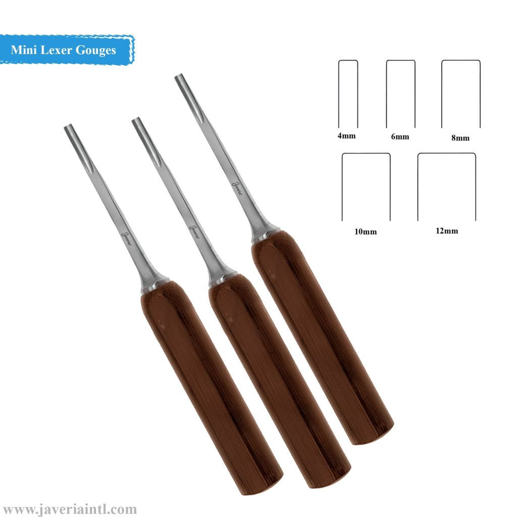Mini Lexer Gouges Phenolic Handle - Reliable Tool