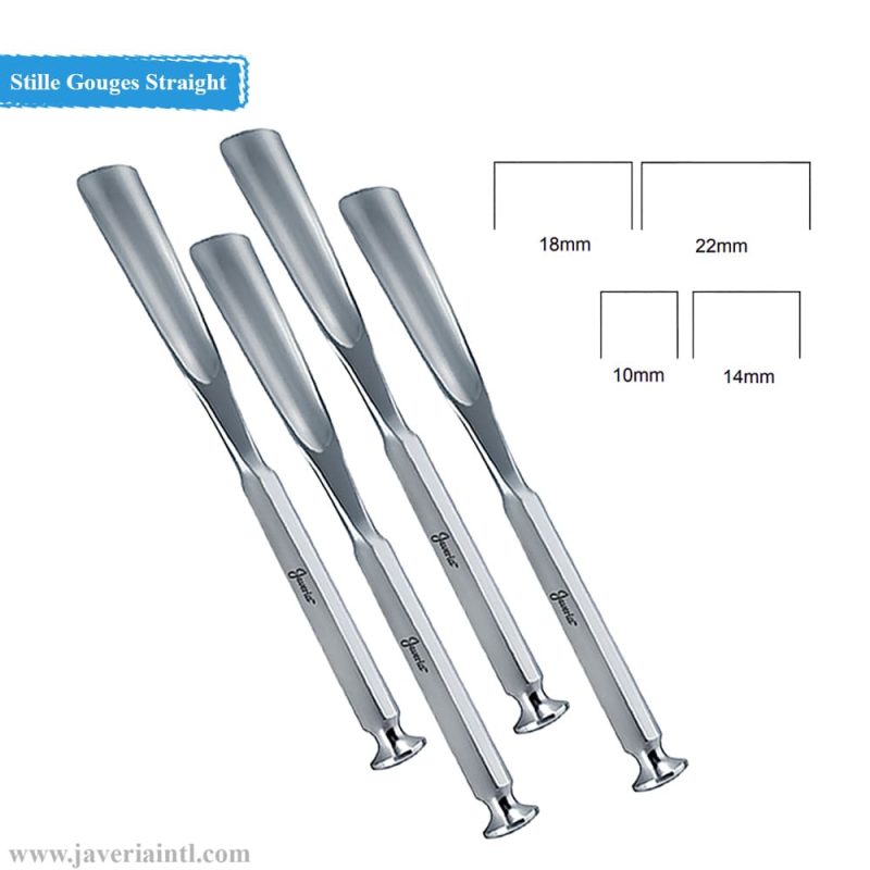 Stille Gouges Straight - Orthopedic Bone Gouge Reliable Tool